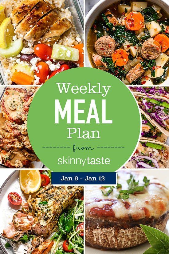 Plan de comidas Skinnytaste - Las Recetas de JuJo