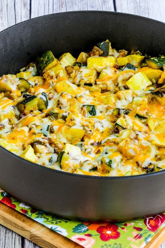 Calabacitas con queso - Las Recetas de JuJo