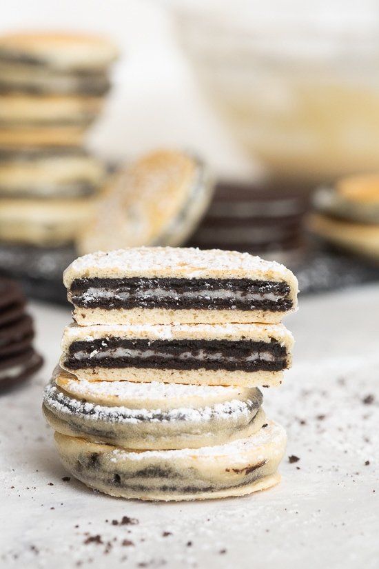 Oreos "fritas" (más ligeras) - Las Recetas de JuJo